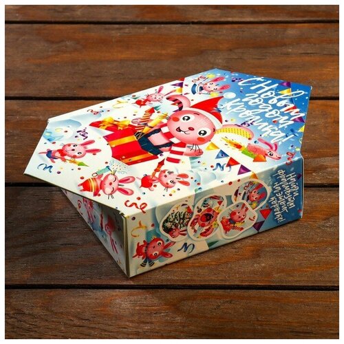 Коробка подарочная складная "Шурум-Бурум" 20 х 4,5 х 11,5 см 9000857