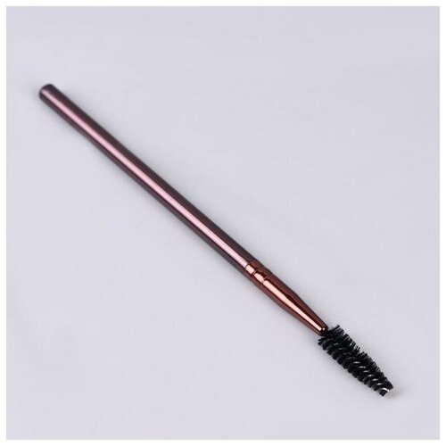 Щёточка для бровей и ресниц "Brush СOFFEE", 15 см, цвет коричневый