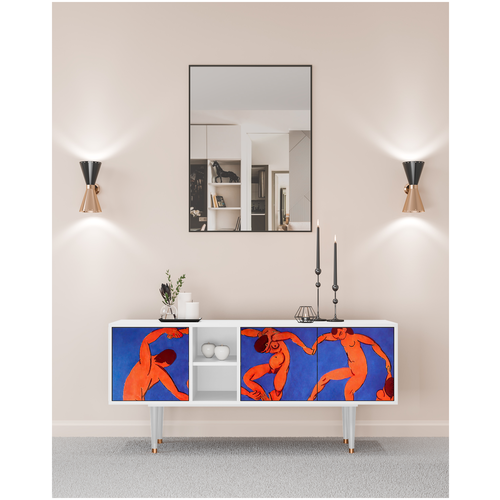 ТВ-Тумба - STORYZ - T5 The Dance by Henri Matisse , 150 x 69 x 41 см, Белый