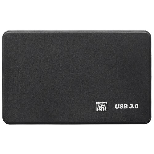 Бокс для жесткого диска 2.5" - USB 2.0 пластик (черный)