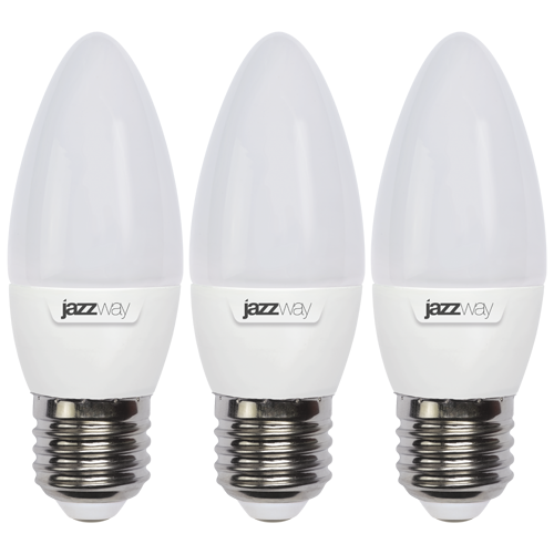 Лампа светодиодная PLED-SP C37 9w E27 4000K 230/50 5019065 Jazzway (3шт)