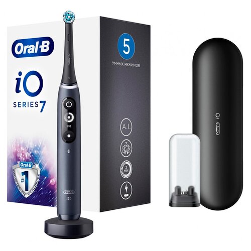  Электрическая зубная щетка Oral-B IO 7, black onyx