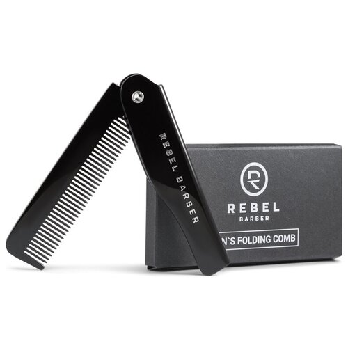 Расческа для бороды REBEL BARBER Folding Beard Comb