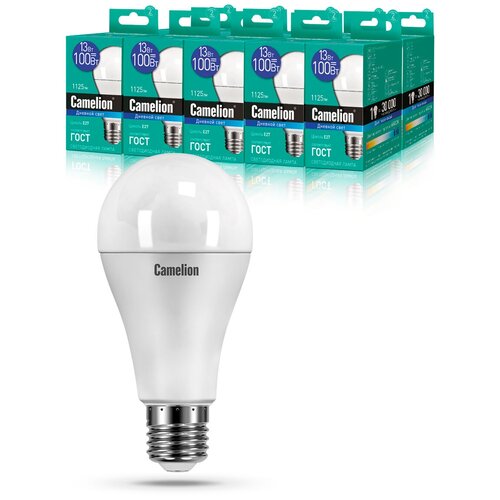 Набор из 10 светодиодных лампочек Camelion LED13-A60/865/E27