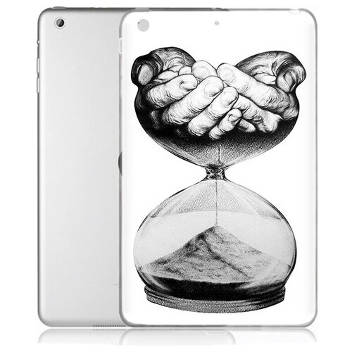 Чехол задняя-панель-накладка-бампер MyPads часы жизни черно белый для iPad Pro 11 (2018) A1979/A1934/A2013 противоударный