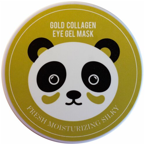 Гидрогелевые патчи для глаз Fresh Moisturizing Silky Gold Collagen Eye Gel Mask с коллагеном и золотом, 60 шт.