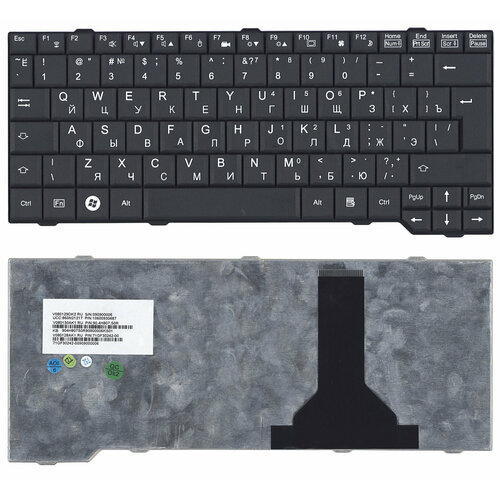 Клавиатура для Fujitsu-Siemens Amilo Pi3540 черная, 26см.