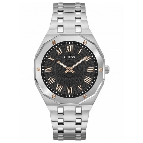 Наручные часы GUESS Dress GW0575G1, черный, серебряный