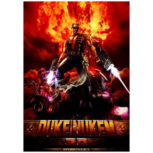 Плакат, постер на холсте Duke Nukem/Дюк Нюкем. Размер 30 на 42 см