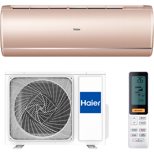 Сплит-система Haier AS35S2SJ1FA-G / 1U35MECFRA внутренний и внешний блок (розовое золото)