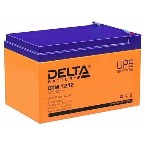 Аккумулятор UPS 12В 12А. ч Delta DTM 1212