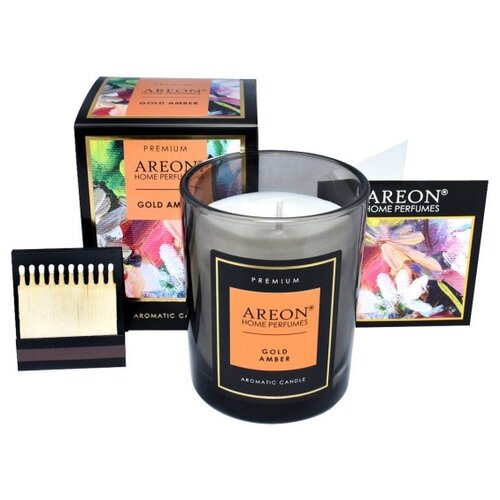 Ароматическая свеча Areon Premium 704-PC-05, Gold Amber