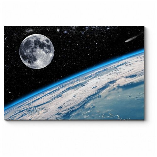 Модульная картина Бескрайние просторы космоса 50x33
