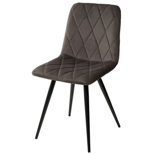 Комплект из 2-х стульев CHILLI-X графит 14, велюр / черный каркас