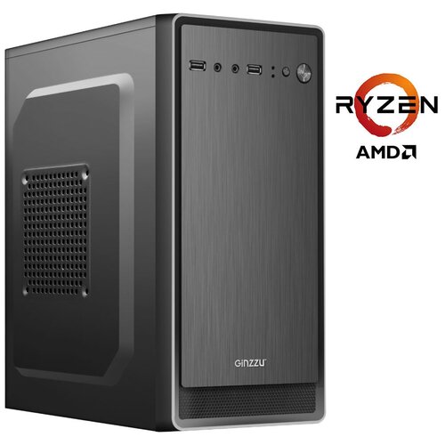 Офисный компьютер CyberNote A1005 (AMD Ryzen5 5600G 3.9ГГц, DDR4 8Гб, SSD1 M.2 NVMe 512Гб, SSD2 2.5" 1Тб, AMD Vega7, Win10Pro)