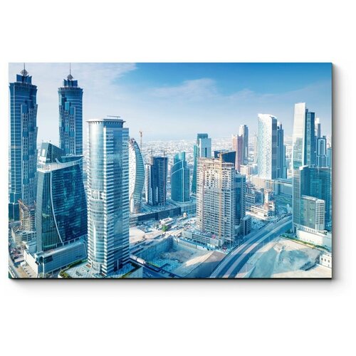 Модульная картина Великолепный вид Дубая 70x47