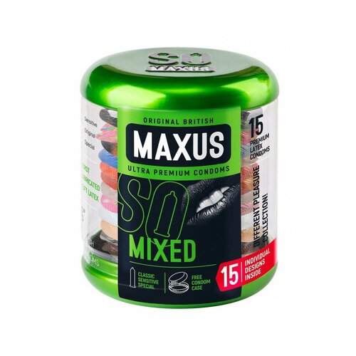 Презервативы MAXUS Mixed - 15 шт.