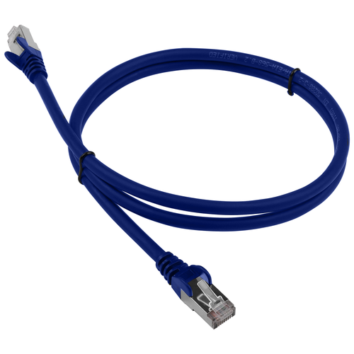 Патч-корд Lanmaster LAN-PC45 RJ-45 (m) - RJ-45 (m) CAT6 F/UTP, 2 м, синий