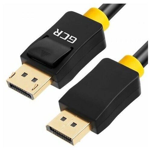 Кабель интерфейсный DisplayPort GCR GCR-DP2DP-1.0m 20M/20M, двойной экран, позолоченные контакты, черный, 1м (33-050531)