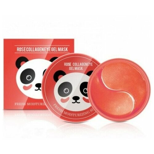 Гидрогелевые патчи с экстрактом розы и коллагеном Sersanlove Rose Collagen Eye Gel Mask, 90г/60шт