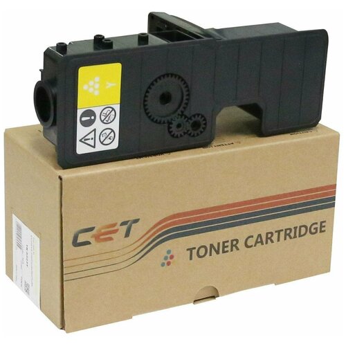 Тонер-картридж (PK208) TK-5220Y для KYOCERA ECOSYS P5021cdn/M5521cdn (CET) Yellow, 18г, 1200 стр, CET141136