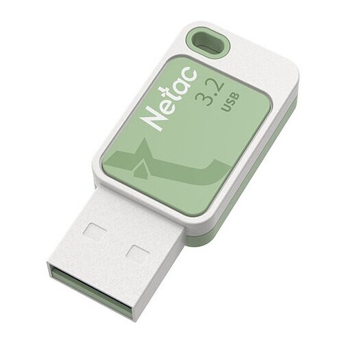 USB флешка Netac UA31 256Gb white/green USB 3.2 (NT03UA31N-256G-32PK)