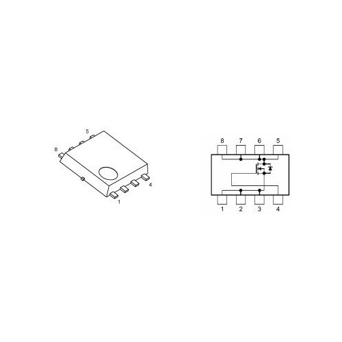 Микросхема TPCA8A10-H N-Channel MOSFET 30V 40A SOP-ADVANCE