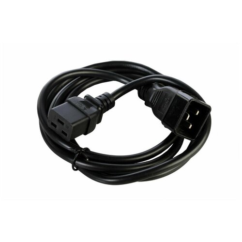 Шнур питания Rem R-16-Cord-C19-C20-1.8 C19-C20 проводник:3x1мм2 1.8м 220В 16А (упак:1шт) черный