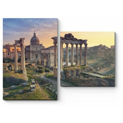 Модульная картина Величественный Римский Форум 120x90