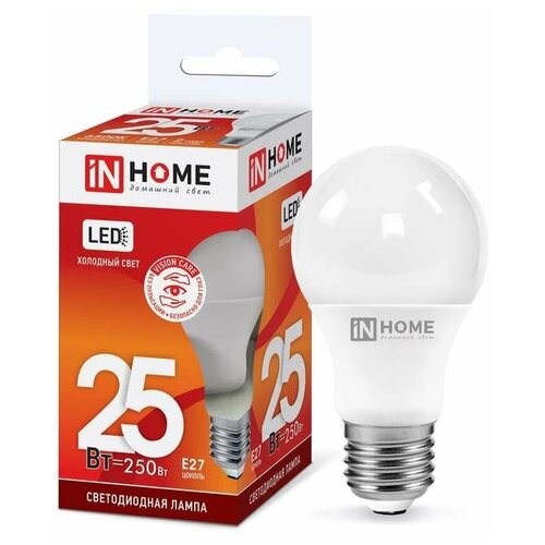 Лампа светодиодная LED-A70-VC 25Вт 230В E27 6500К 2000лм IN HOME 4690612024103 (10шт.)