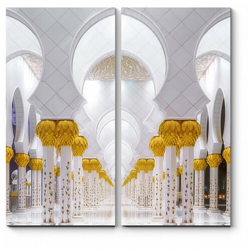 Модульная картина Сердце мечети 140x140