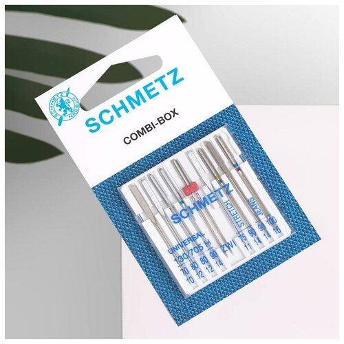 Schmetz Иглы для бытовых швейных машин, комбинированные, №70-100, 9 шт