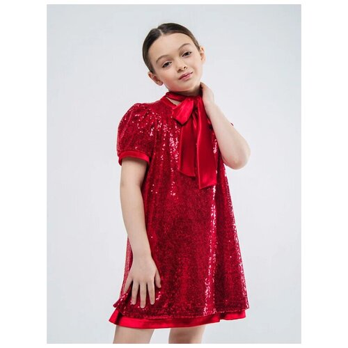 Платье Leya.me, размер 116, красный