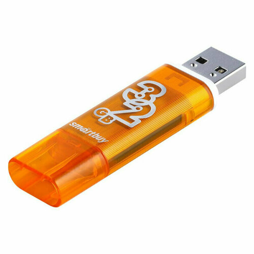 Флеш-память Smartbuy UFD 32GB Glossy series Orange (SB32GBGS-Or), 1559926