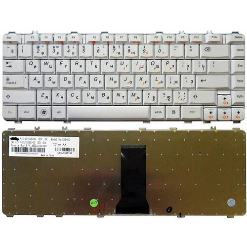 Клавиатура для ноутбука Lenovo IdeaPad Y460-3KW-B белая