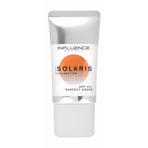 INFLUENCE BEAUTY Тональная основа с SPF 25+ Solaris, 25 мл, 03 Бежевый