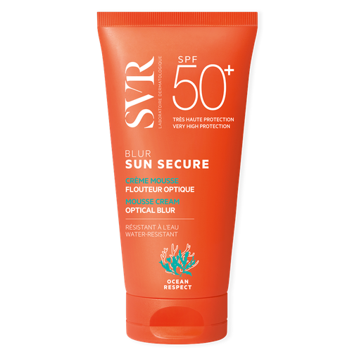 SVR Sun Secure Blur Безопасное солнце Крем-мусс с эффектом фотошопа SPF50+ без отдушки 50 мл 1 шт