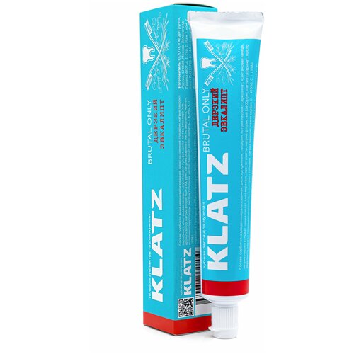 KLATZ / BRUTAL ONLY / Зубная паста для мужчин Дерзкий эвкалипт, 75 мл