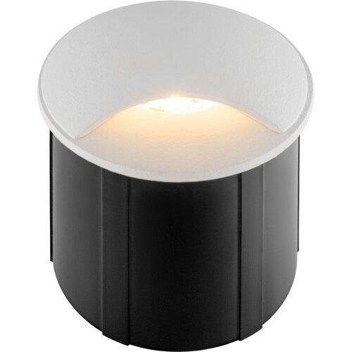 MAYTONI Светильник Biscotti O035-L3W3K светодиодный, 3 Вт, цвет арматуры: черный, цвет плафона белый