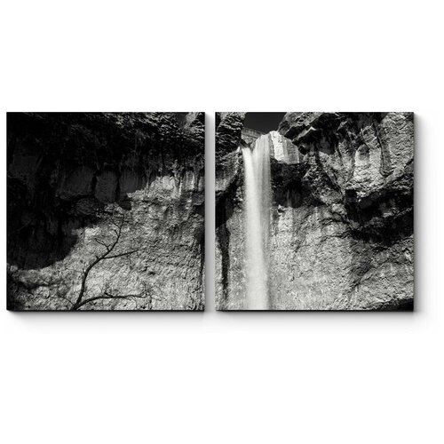 Модульная картина Великолепный водопад40x20