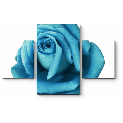 Модульная картина Голубая роза 110x72