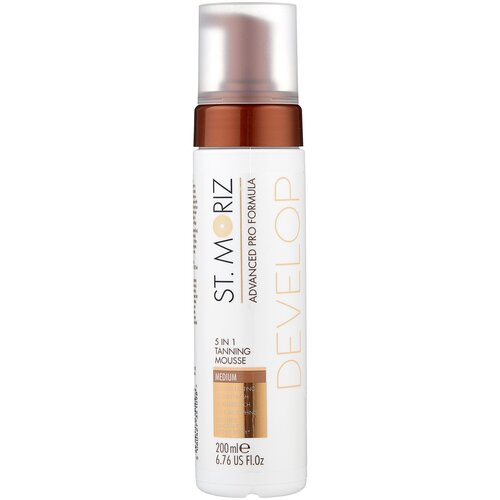St.Moriz мусс для автозагара Advanced Pro 5 In 1 Tanning Mousse Medium 200 мл