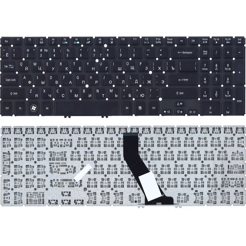 Клавиатура для ноутбука ACER V5-531G черная с подсветкой