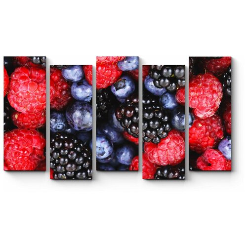 Модульная картина Сладкие ягоды 140x81