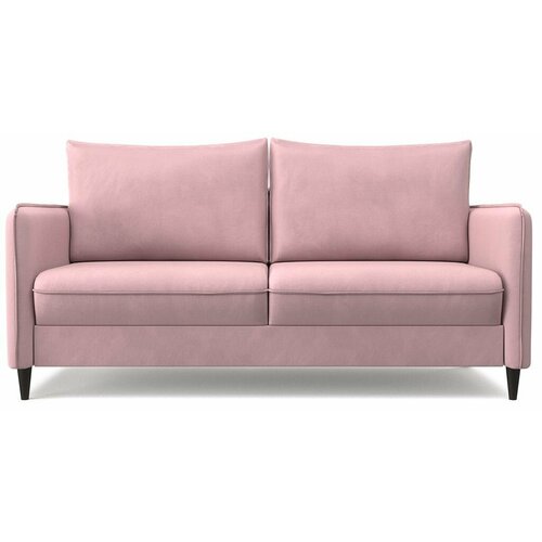Диван-кровать раскладной PUSHE Фьорд Smart 160, велюр, розовый Balance 312