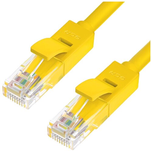 Патч-корд Greenconnect RJ45(m) - RJ45(m) Cat. 5e U/UTP PVC 1.5м жёлтый