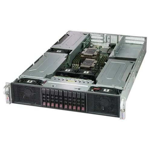 Сервер Supermicro SuperServer 2029GP-TR без процессора/без ОЗУ/без накопителей/2 x 2000 Вт