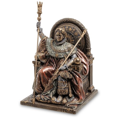 Статуэтка Наполеон на императорском троне Veronese Размер: 17*17*28 см