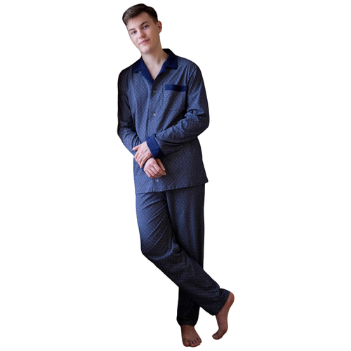 Пижама  Lika Dress, размер 48, синий