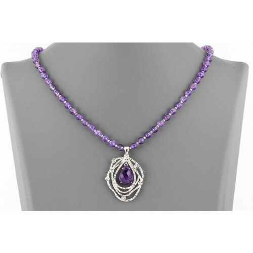 Бусы Minera, аметист, длина 50 см